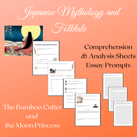 Japanese Mythology and Folktales- The Bamboo Cutter and the Moon Child ...