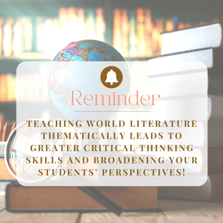 What Your World Literature Curriculum Could Look Like – Around the ...