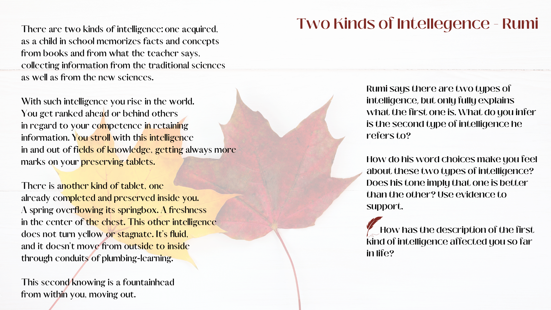 8 Poems of the Week for Your High School Students – Around the World ...