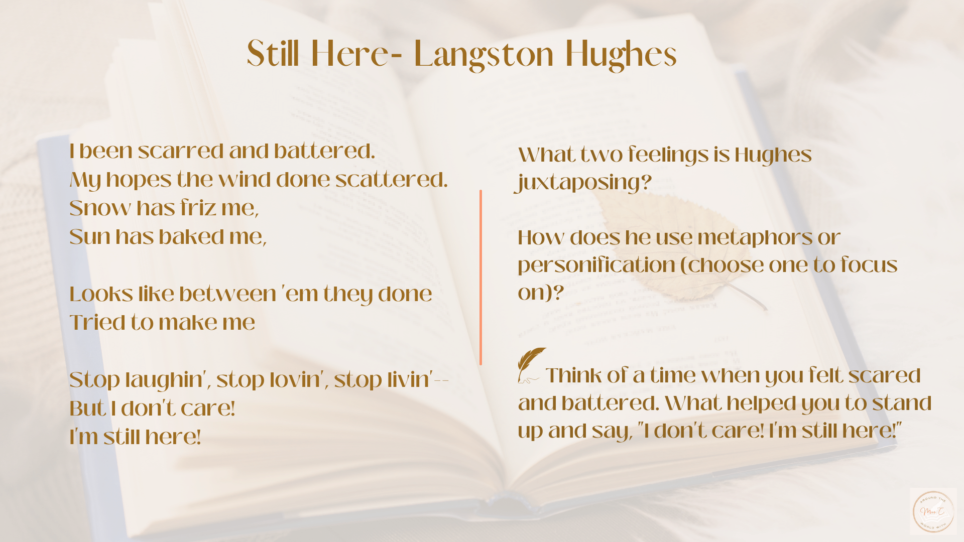 8 Poems of the Week for Your High School Students – Around the World ...