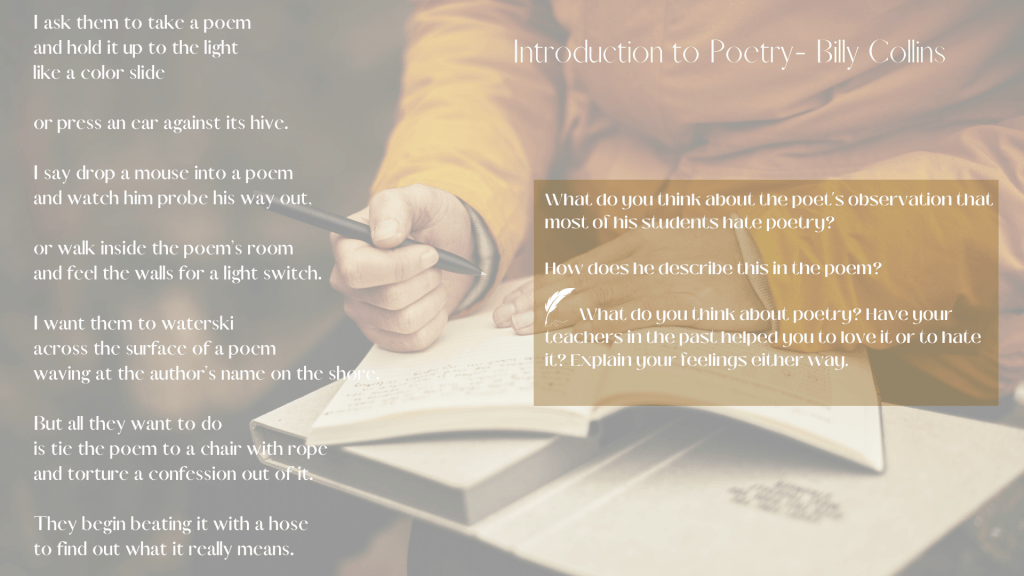 8 Poems of the Week for Your High School Students – Around the World ...