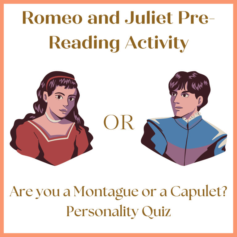 6 Activities to Use When Teaching Romeo and Juliet – Around the World ...