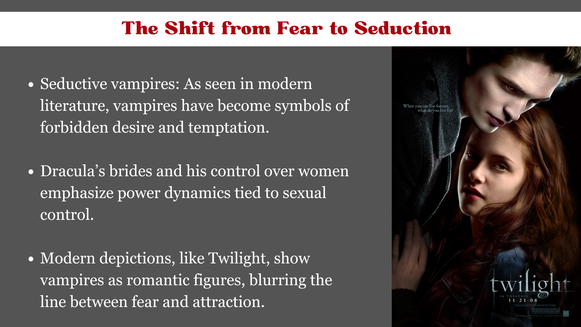 Vampires Through Time: Fear, Desire, and the Shadow Self – Around the ...