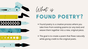 A Creative Twist on Found Poetry for National Poetry Month – Around the ...