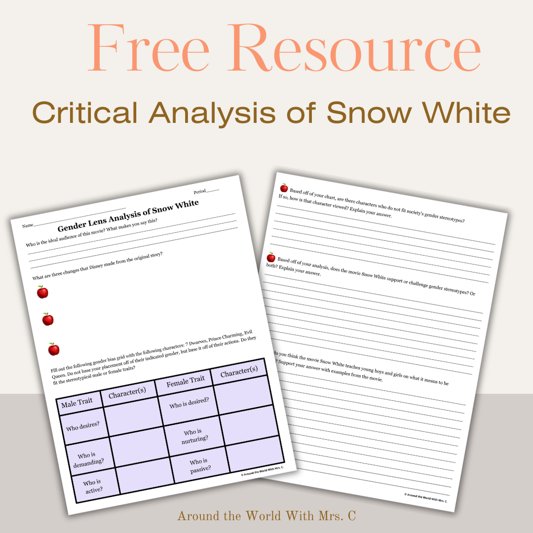 Analyzing Snow White in High School Through the Gender and Archetypal ...