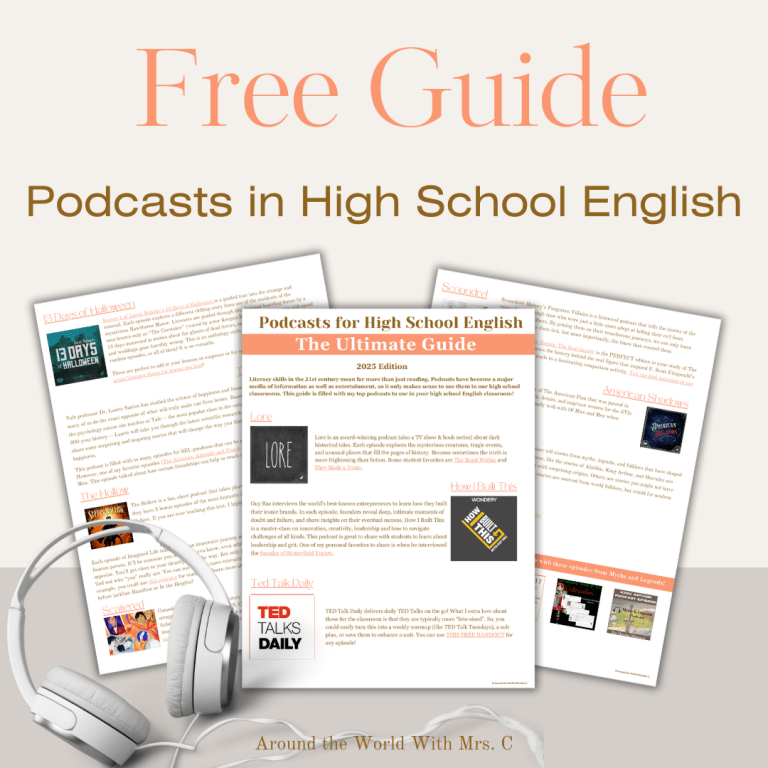 17 Podcasts That Are Perfect for Your High School English Classroom ...