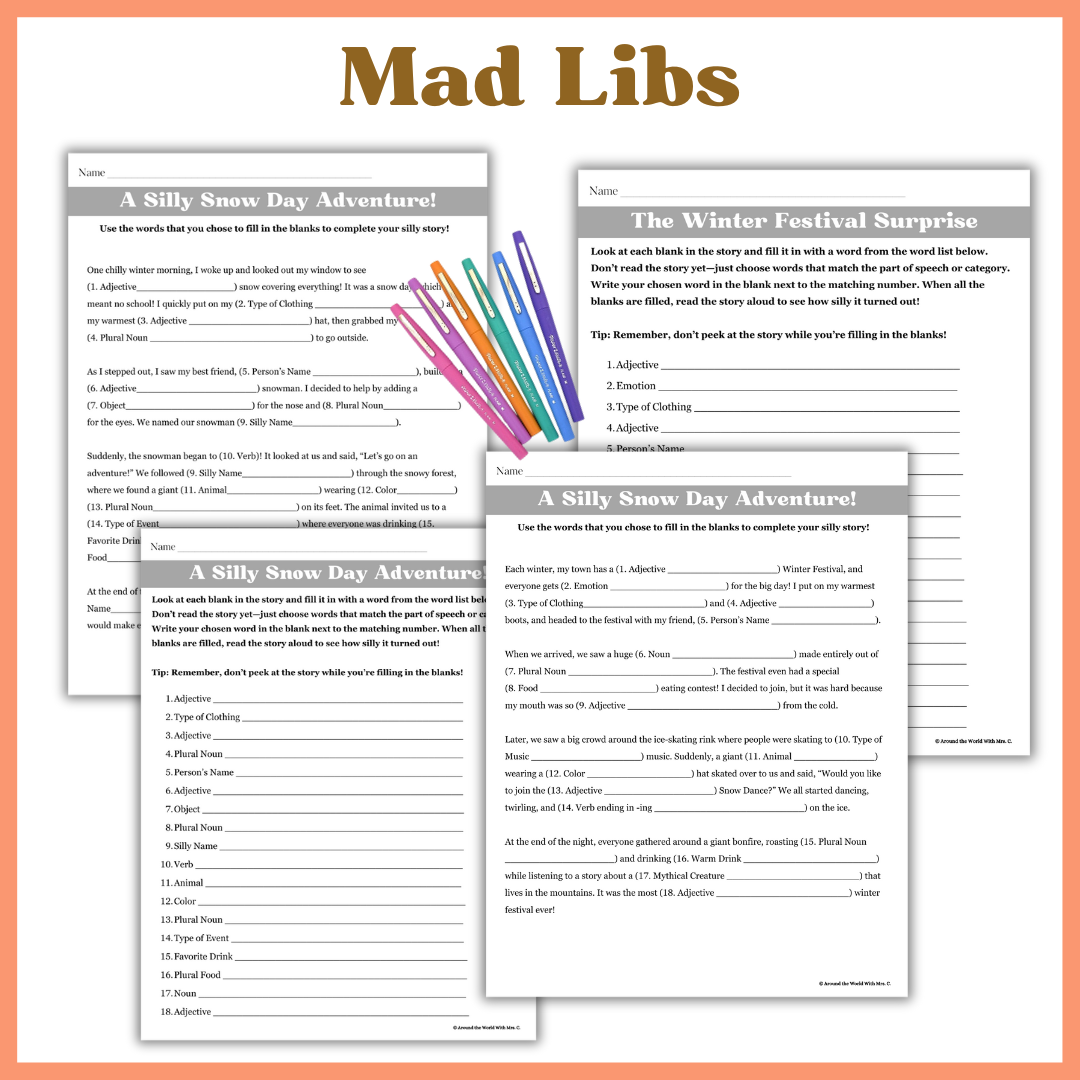 How to Keep Students Engaged Before Winter Break with a Magical ELA ...